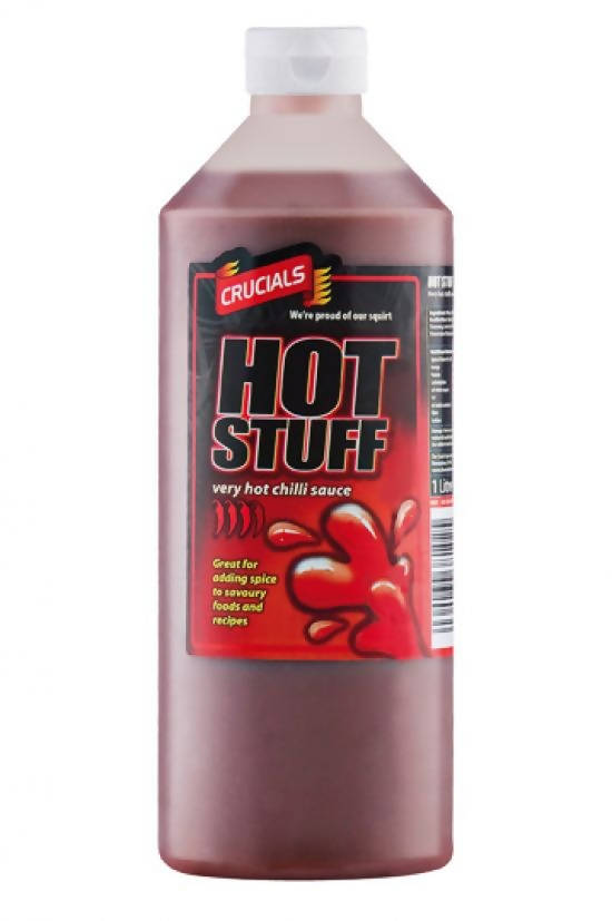 1 Litre Crucials Hot Stuff Chilli Sauce | feeyd.com | Marketplace to ...